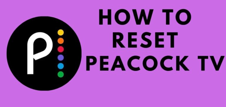 How to Reset Peacocktv Com Tv